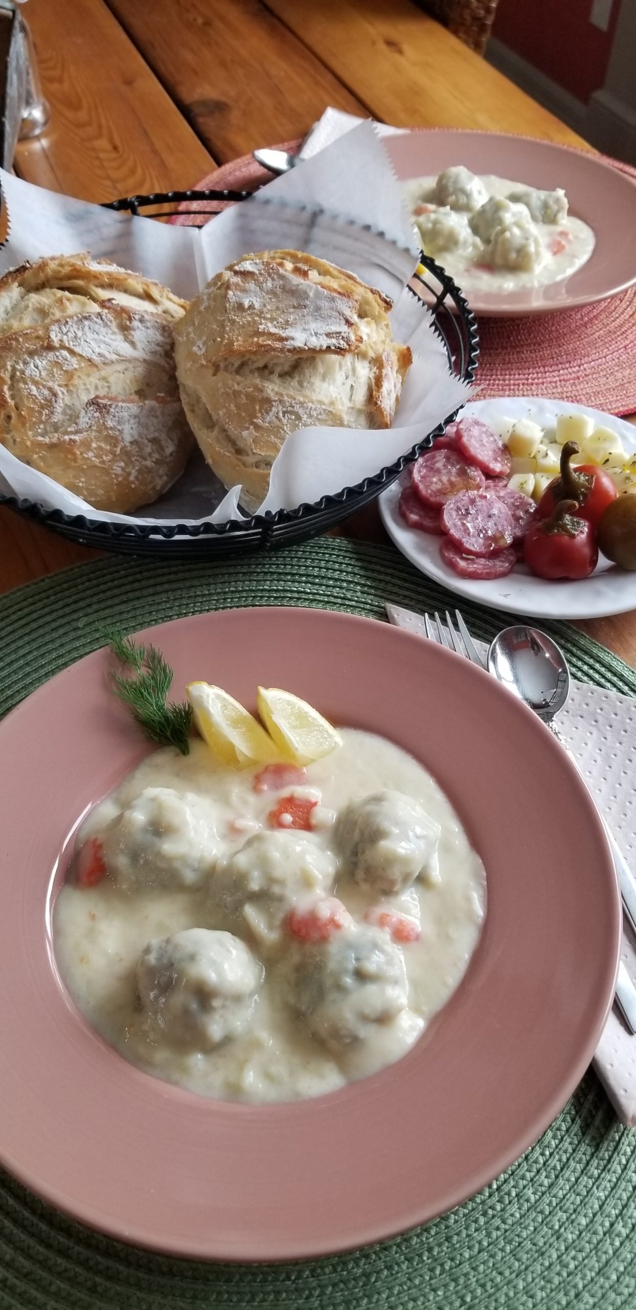 Giouvarlakia Avgolemono Soup (aka Greek Meatball Lemon-Egg Soup) | The ...